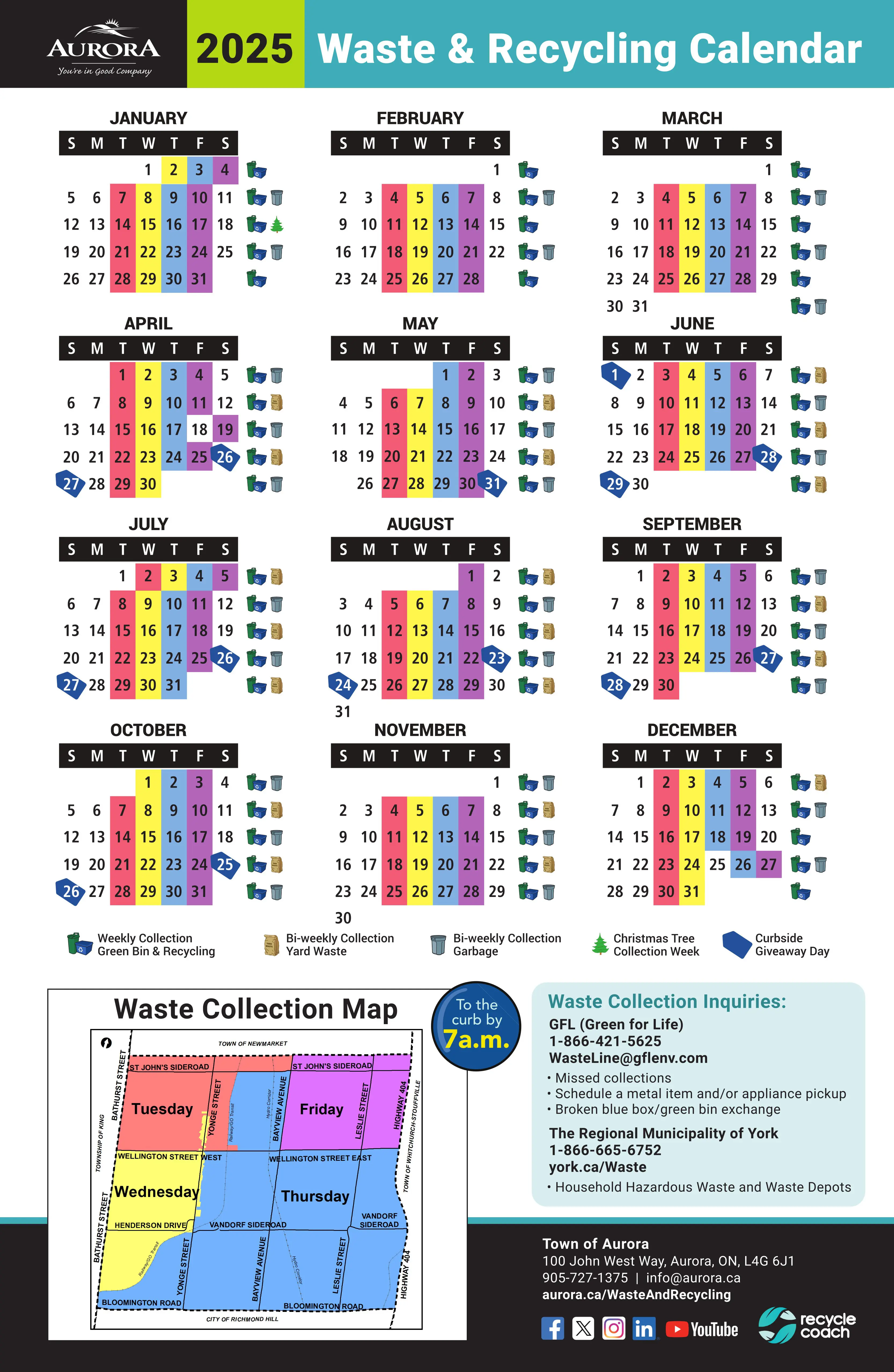 Garbage, Recycling and Composting | Town of Aurora
